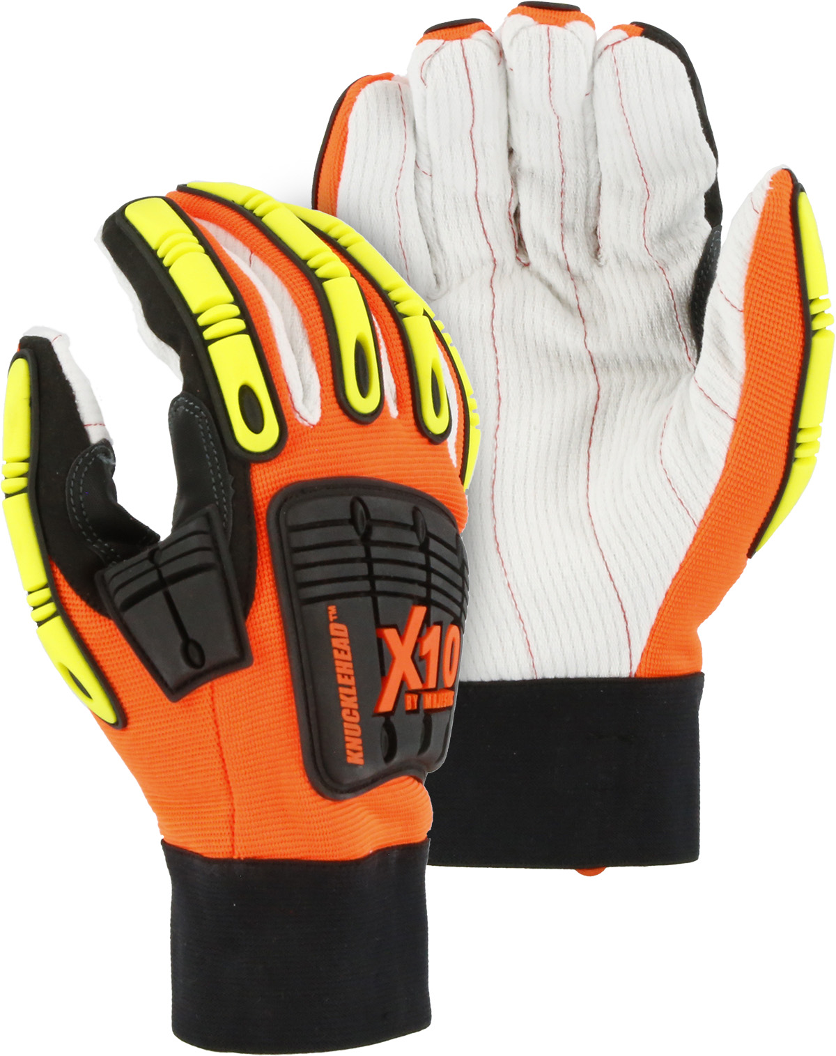 Majestic 21267HO Knucklehead Winter Driller Mechanics Glove w Cotton Palm
